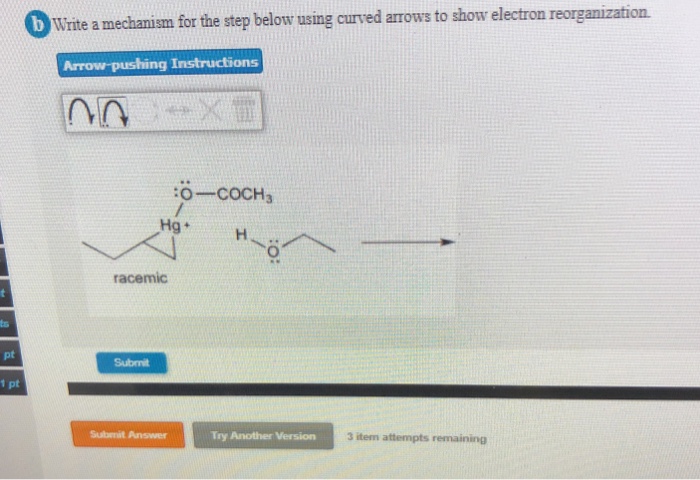 Solved Write a mechanism for the step below using curved | Chegg.com