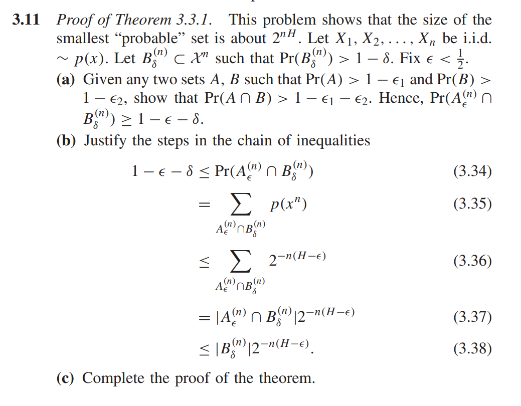 Solved 3.11 Proof of Theorem 3.3.1. This problem shows that | Chegg.com