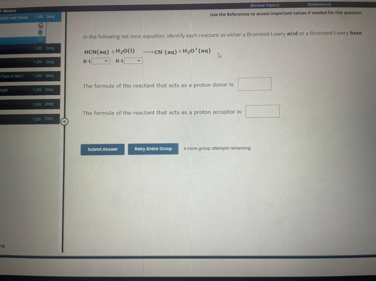 Solved In the following net ionic equation, identify each | Chegg.com