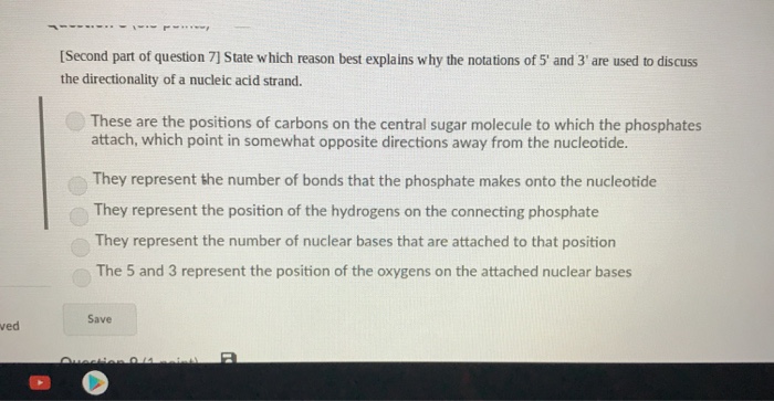 Solved Second part of question 7] State which reason best | Chegg.com