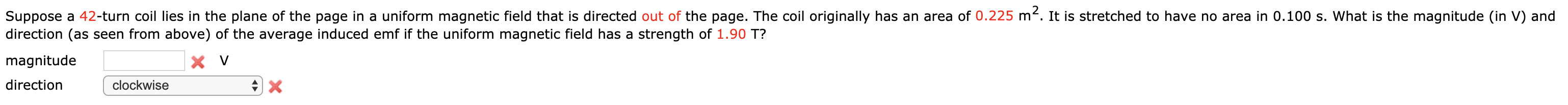 Solved Suppose a 42-turn coil lies in the plane of the page | Chegg.com