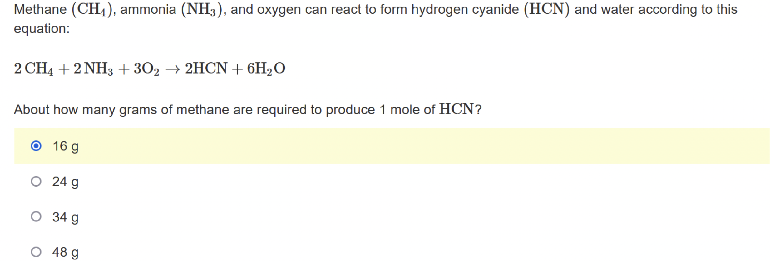 Solved 3 Methane (CH4), ammonia (NH3), and oxygen can react | Chegg.com