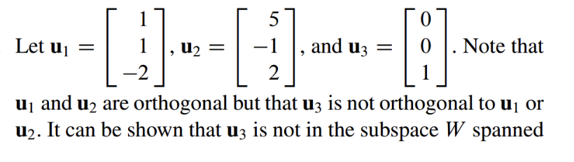 Solved Let u1=⎣⎡11−2⎦⎤,u2=⎣⎡5−12⎦⎤, and u3=⎣⎡001⎦⎤. Note | Chegg.com