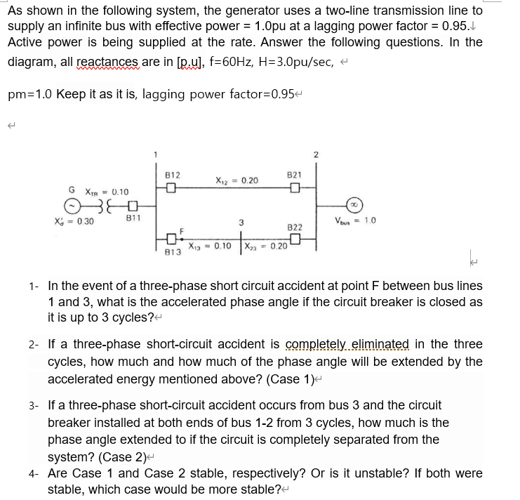 Solved As shown in the following system, the generator uses | Chegg.com