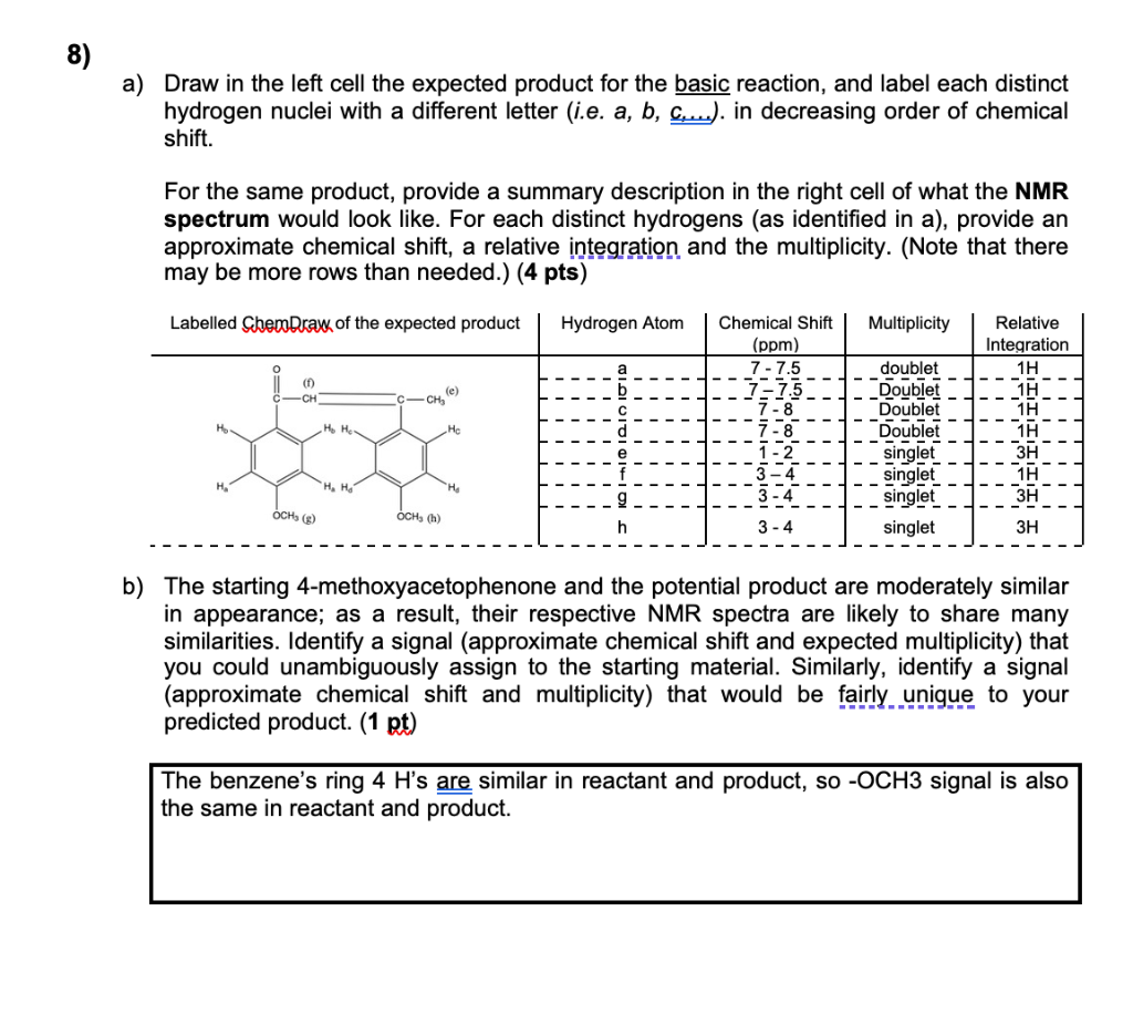 NaOCI ? Асонно NaOH NaOCI H20 1) a) Fill the two | Chegg.com