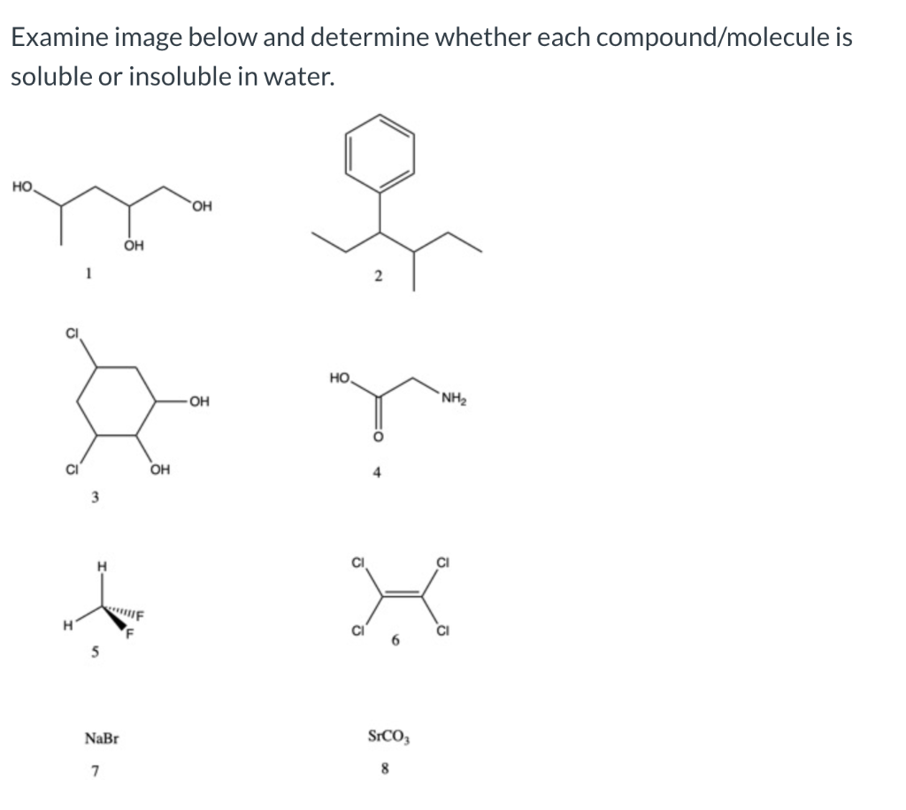 Solved Examine image below and determine whether each | Chegg.com