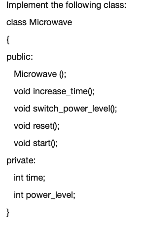 Solved Hello, I need the code for this problem in C++ | Chegg.com
