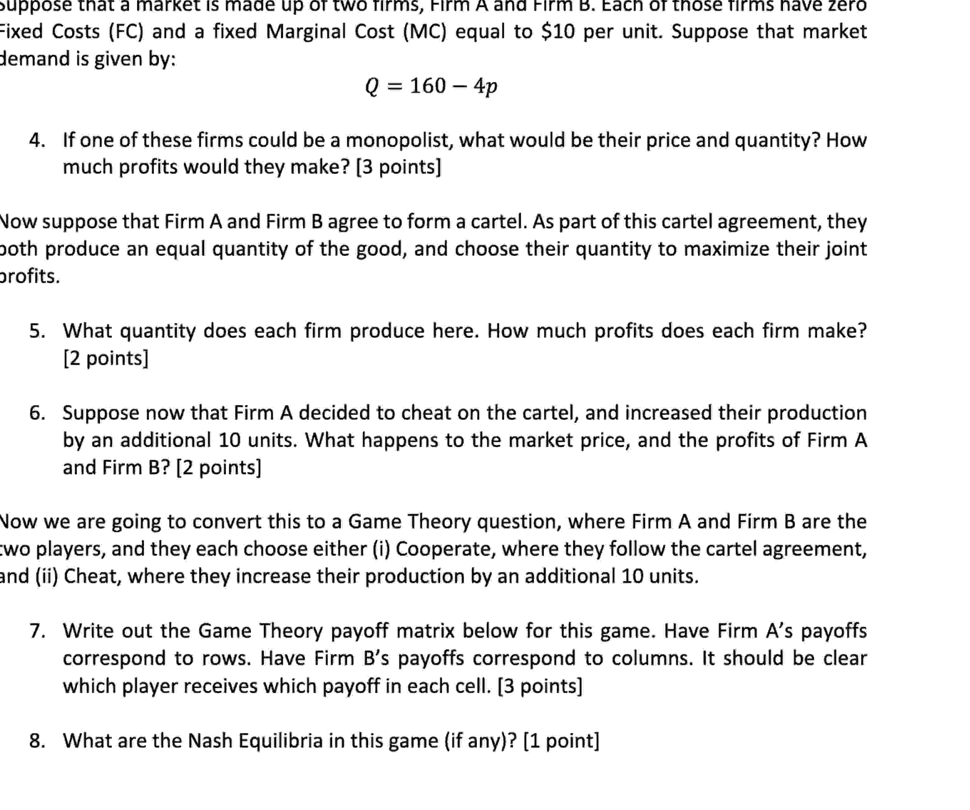 Solved Fixed Costs (FC) ﻿and a fixed Marginal Cost (MC) | Chegg.com