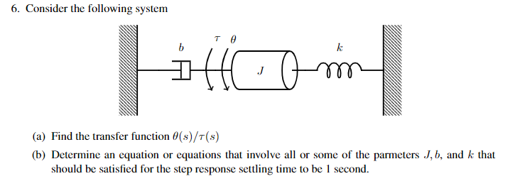 Solved 6. Consider the following system (a) Find the | Chegg.com