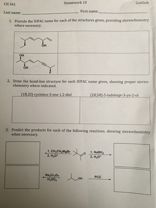 Solved Provide the IUPAC name for each of the structures | Chegg.com
