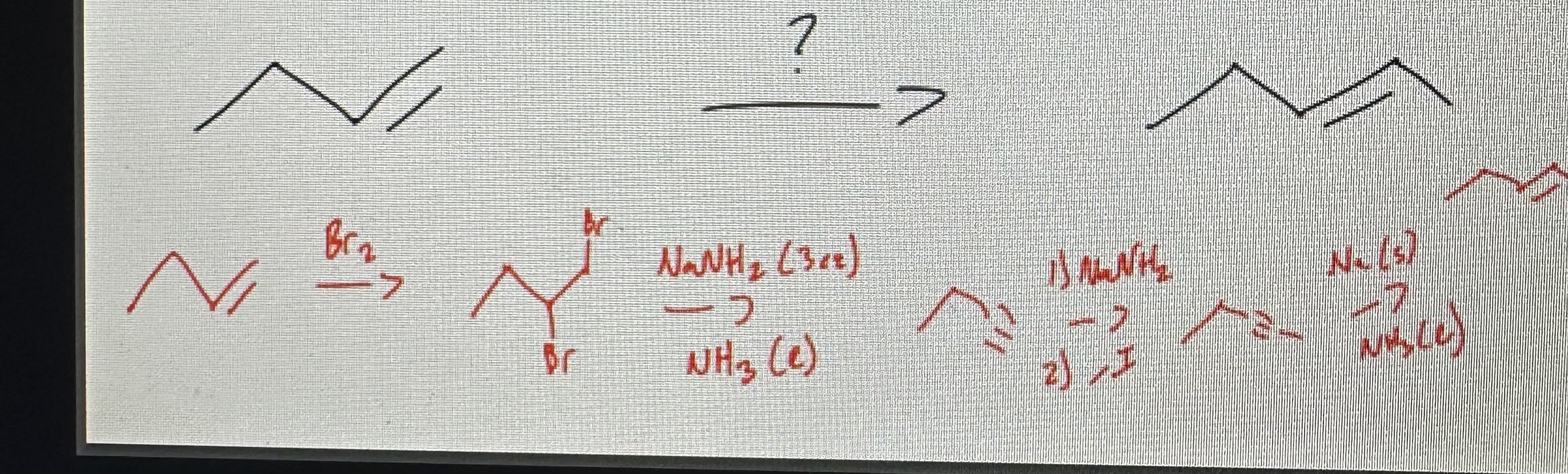 Solved 1) werrt t(3ct) 2) H3O4 i) 6246 −7 2) NaOH2H2O2 Br2 | Chegg.com
