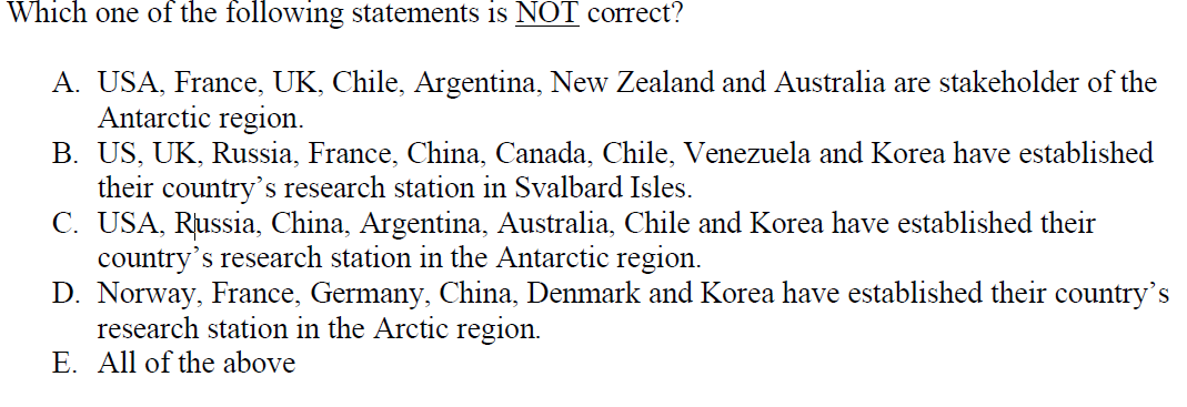 Solved Which one of the following statements is NOT correct? | Chegg.com