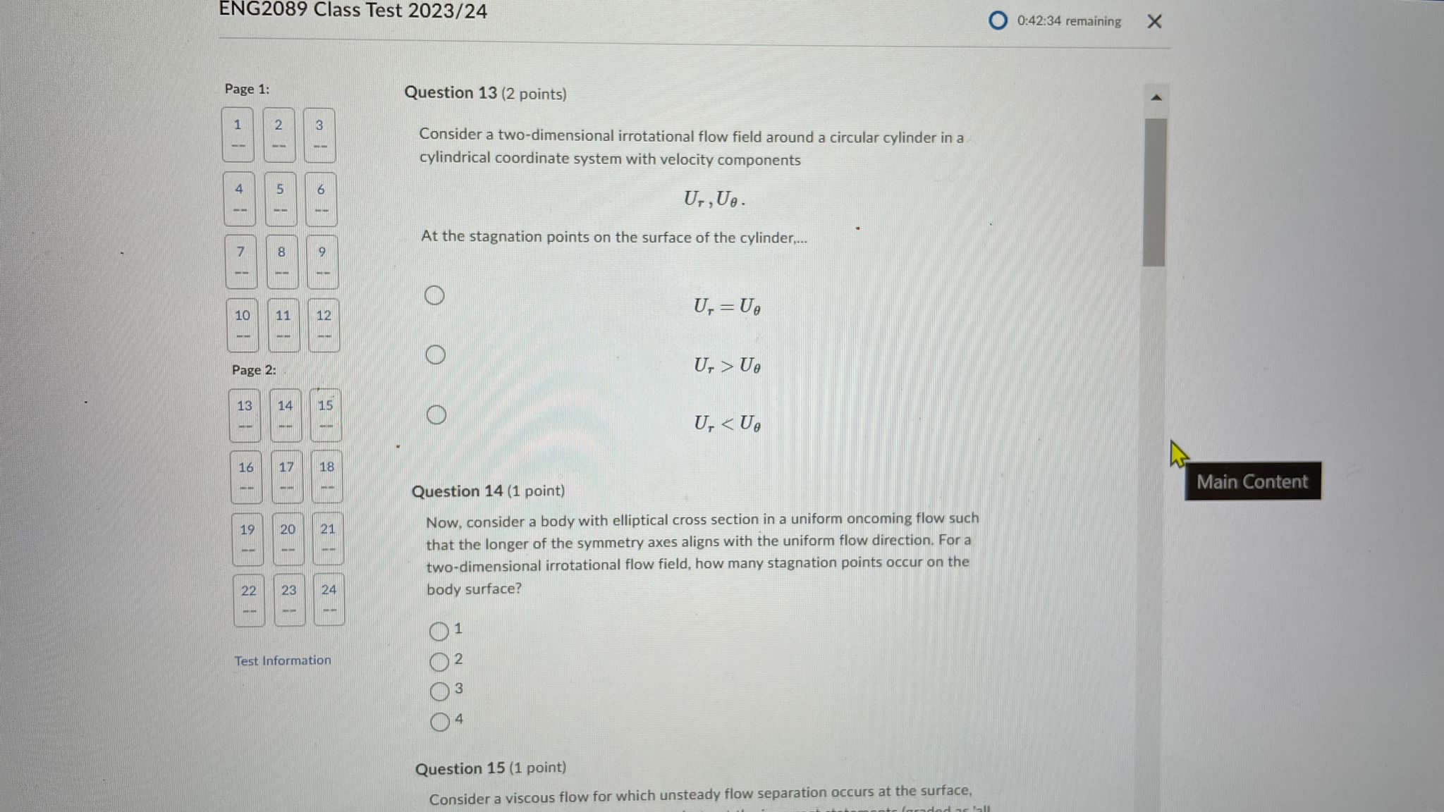 Solved Consider a viscous flow for which unsteady flow | Chegg.com