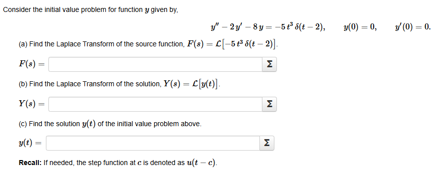 Solved (12-3)Consider the initial value problem for function | Chegg.com