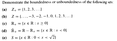 Solved Demonstrate the boundedness or unboundedness of the | Chegg.com