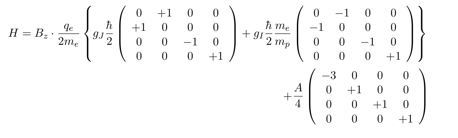 In this exercise, the splitting of hyperfine levels | Chegg.com