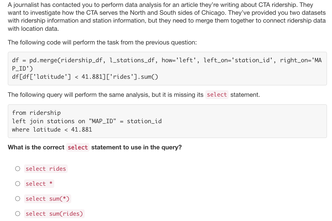 Solved A journalist has contacted you to perform data | Chegg.com