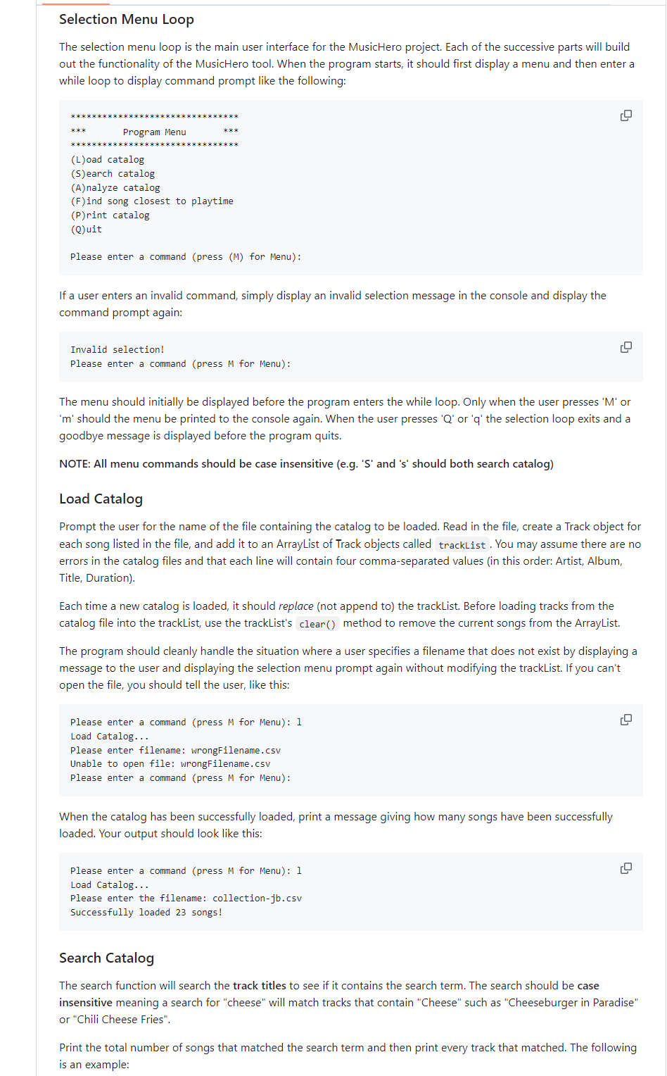 Solved Selection Menu LoopThe selection menu loop is the | Chegg.com