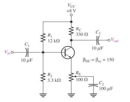 Solved Calculate the minimum voltage gain in the amplifier | Chegg.com