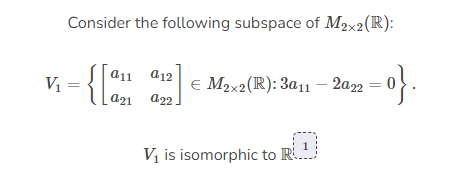 Solved Consider the following subspace of M2×2(R) : | Chegg.com