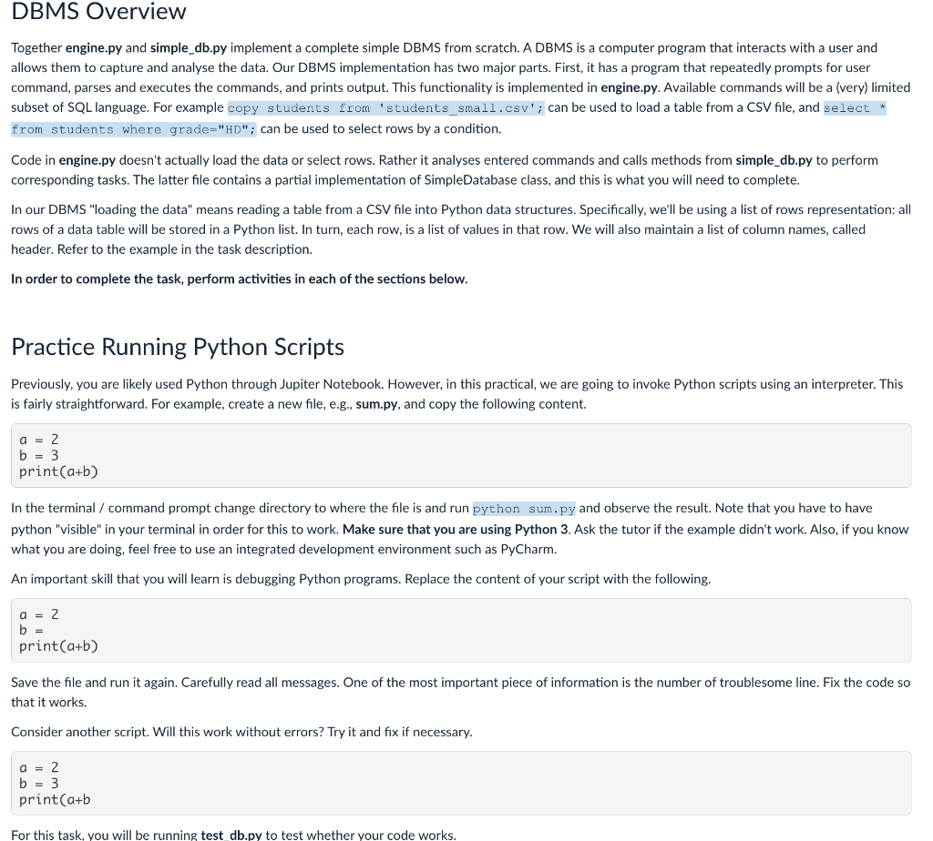 Solved Please use Python 3 programming to solve this problem | Chegg.com