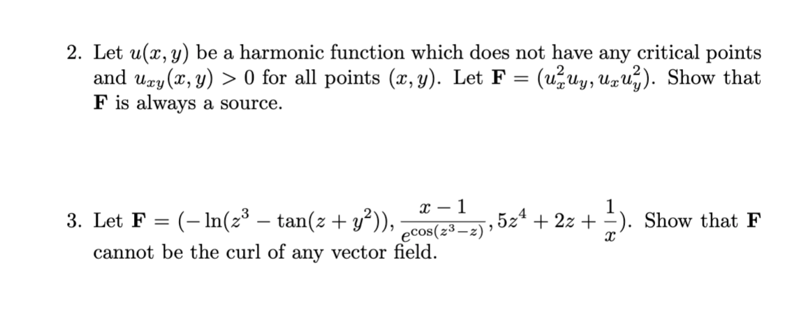 Solved 2. Let u(x,y) be a harmonic function which does not | Chegg.com