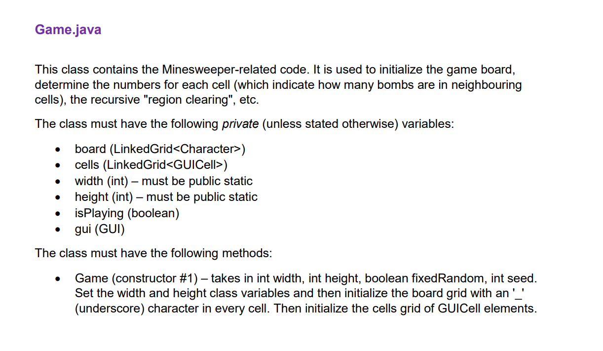 Solved Minesweeper is a solitaire computer game in which | Chegg.com
