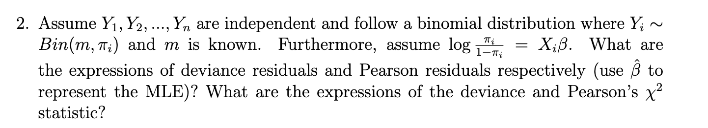 Solved Assume Y1,Y2,…,Yn are independent and follow a | Chegg.com