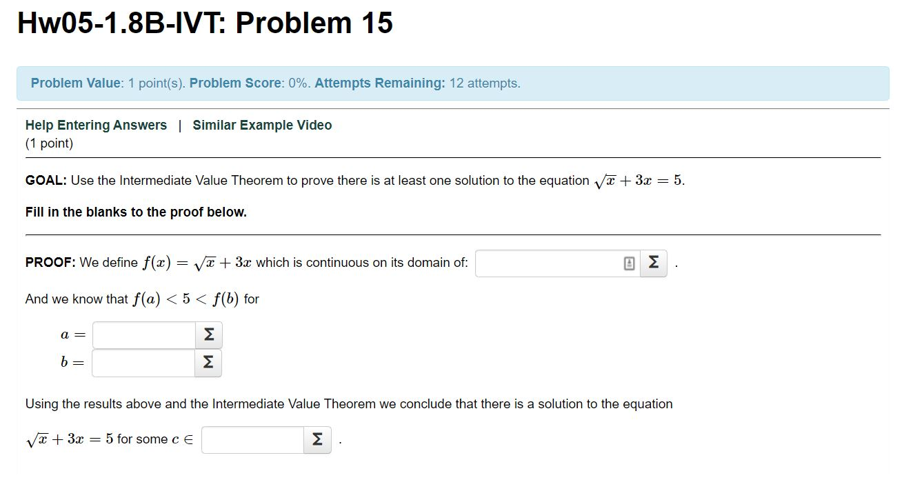 Solved Hw05-1.8B-IVT: Problem 15 Problem Value: 1 point(s). | Chegg.com