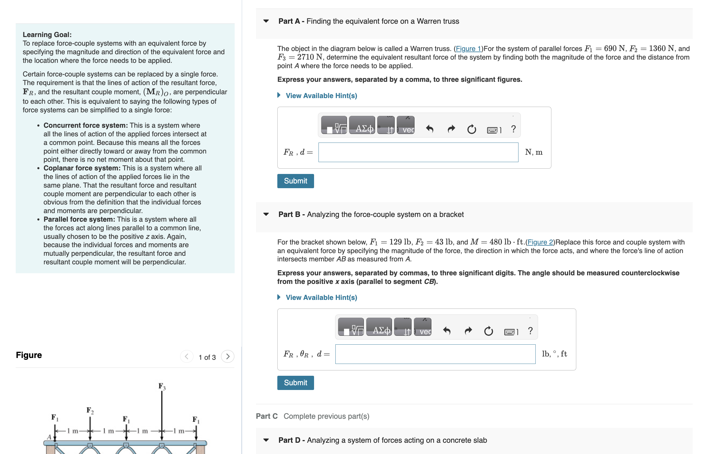 Solved a common point. Because this means all the forces | Chegg.com
