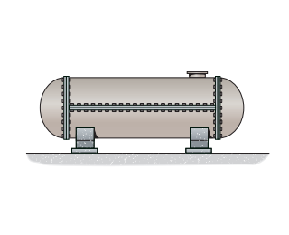 Solved The gas storage tank is fabricated by bolting | Chegg.com