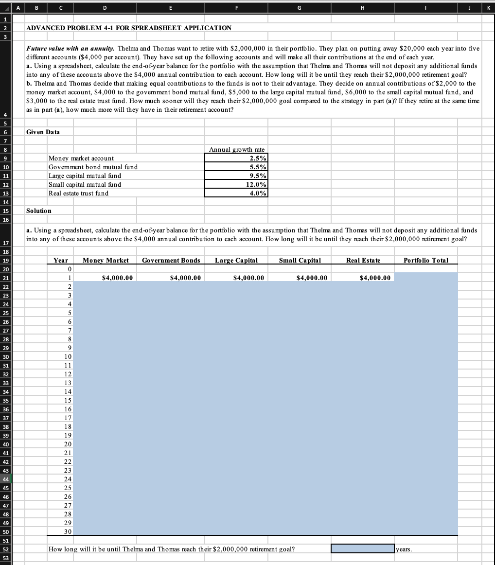 Can someone please show me how to solve using excel | Chegg.com