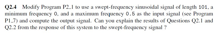 % Program P2_1 % Simulation of an M-point Moving | Chegg.com
