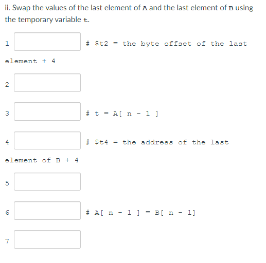 Solved B n . Assume that there are TWO C++ int arrays A and | Chegg.com