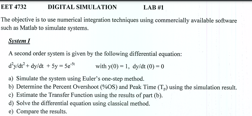 Solved The objective is to use numerical integration | Chegg.com
