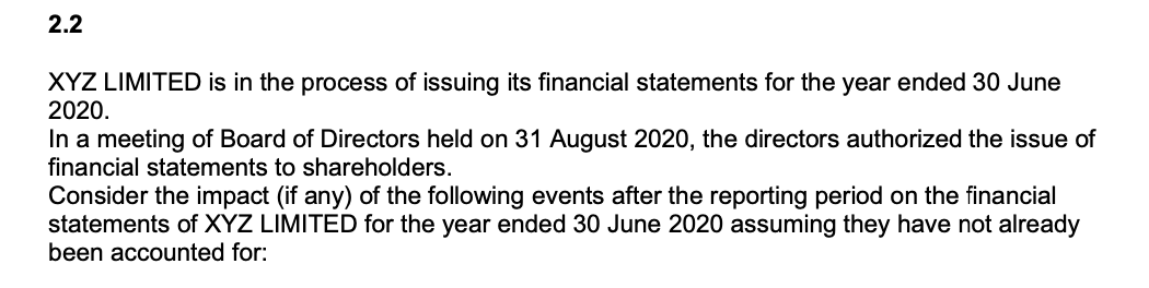 Solved 2.2 XYZ LIMITED is in the process of issuing its | Chegg.com