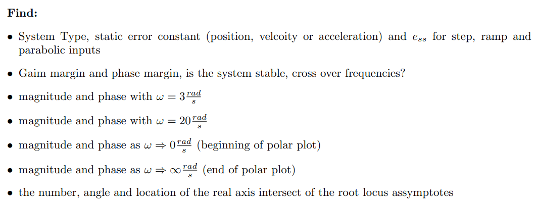 Solved G(s)=s2+2s+22s+6- System Type, static error constant | Chegg.com