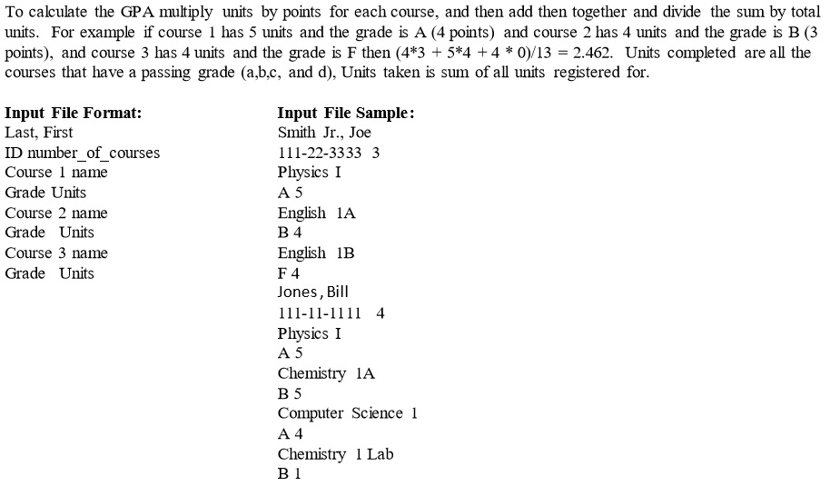 Solved Write a menu driven C++ program to read a file | Chegg.com
