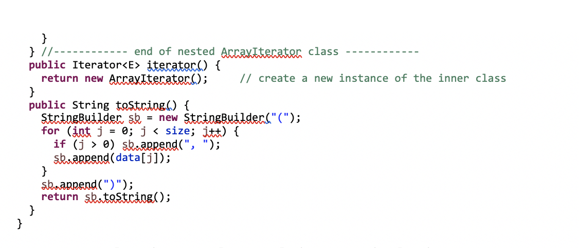 4. Let trimToExactSize() be a method that replaces | Chegg.com