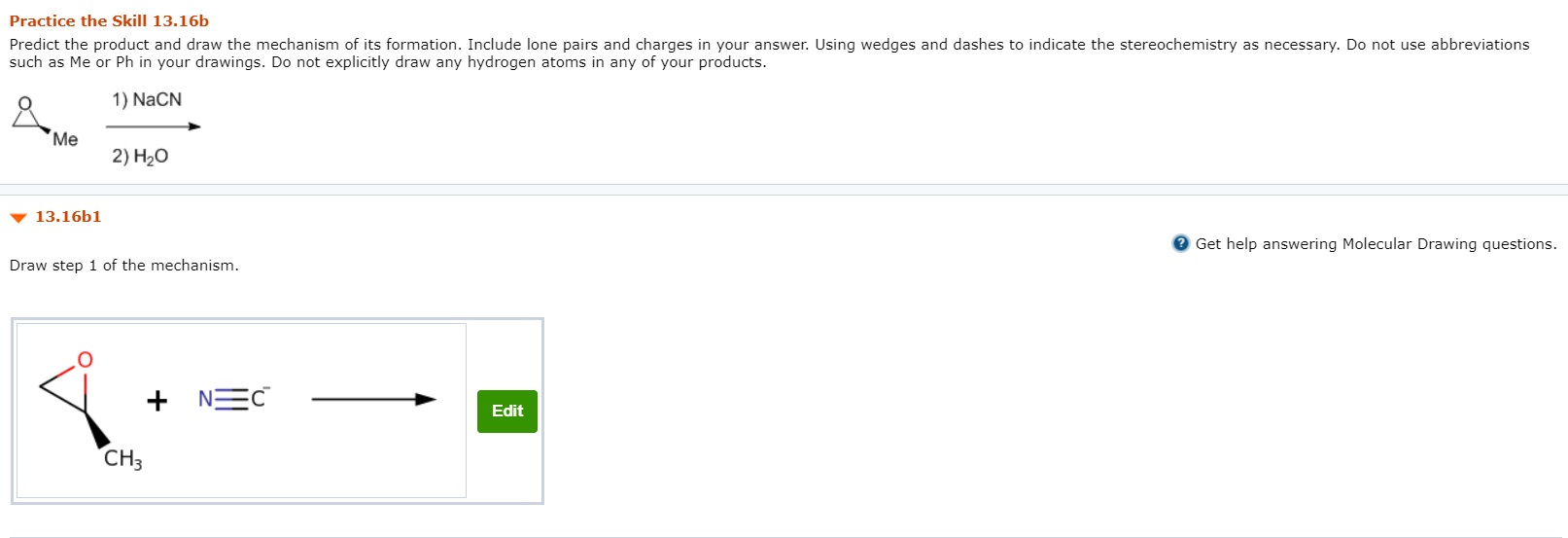 Solved Practice the Skill 13.16b Predict the product and | Chegg.com