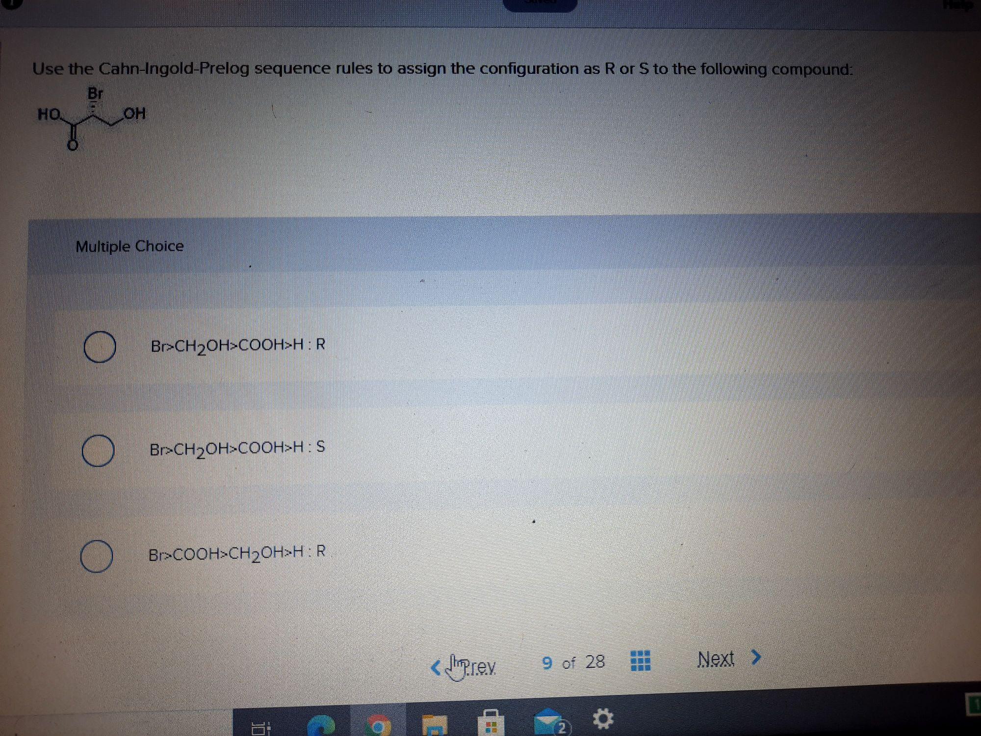 Solved Use the Cahn-Ingold-Prelog sequence rules to assign | Chegg.com
