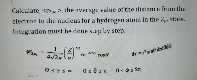 Solved Calculate, , the average value of the distance from | Chegg.com