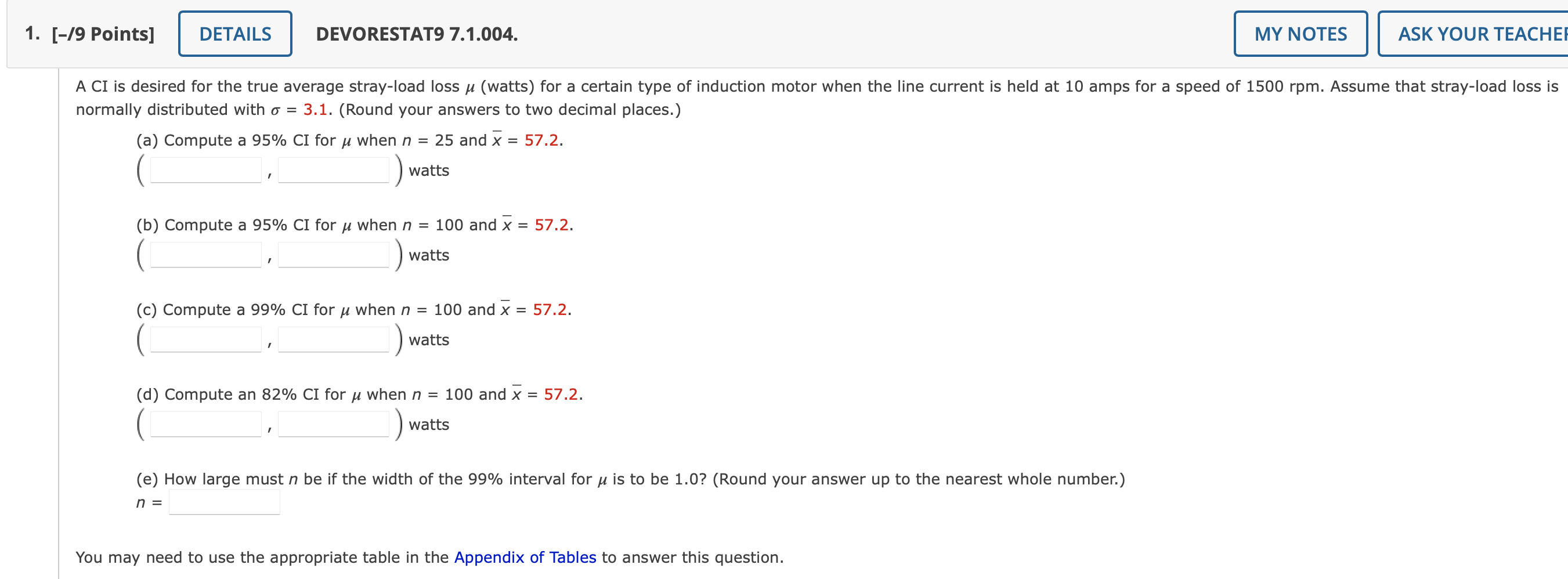 Solved normally distributed with σ=3.1. (Round your answers | Chegg.com