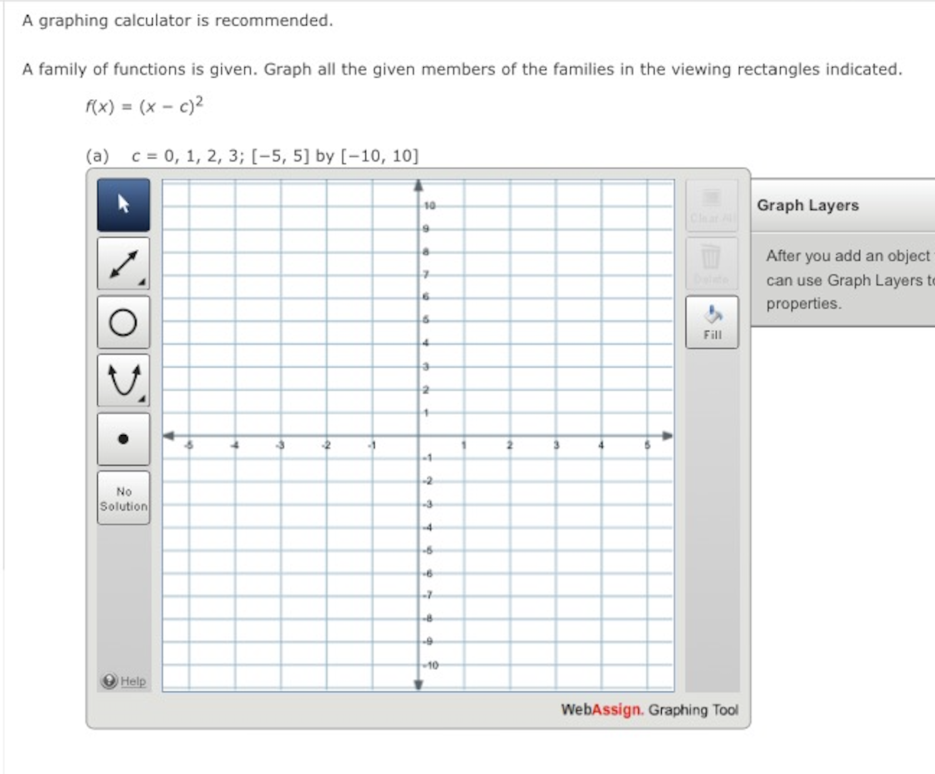 Solved A family of functions is given. Graph all the given | Chegg.com