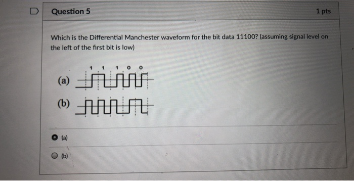 Solved D Question 5 1 pts Which is the Differential | Chegg.com
