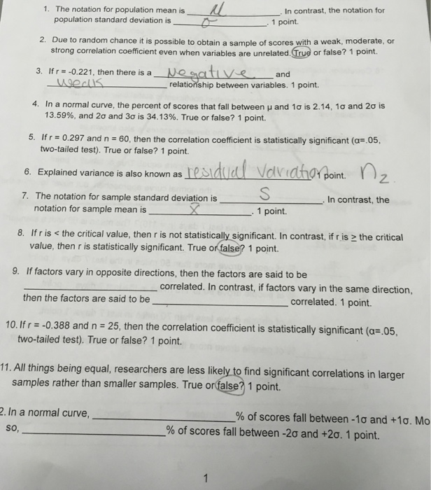 Solved 1. The notation for population mean is In contrast, | Chegg.com