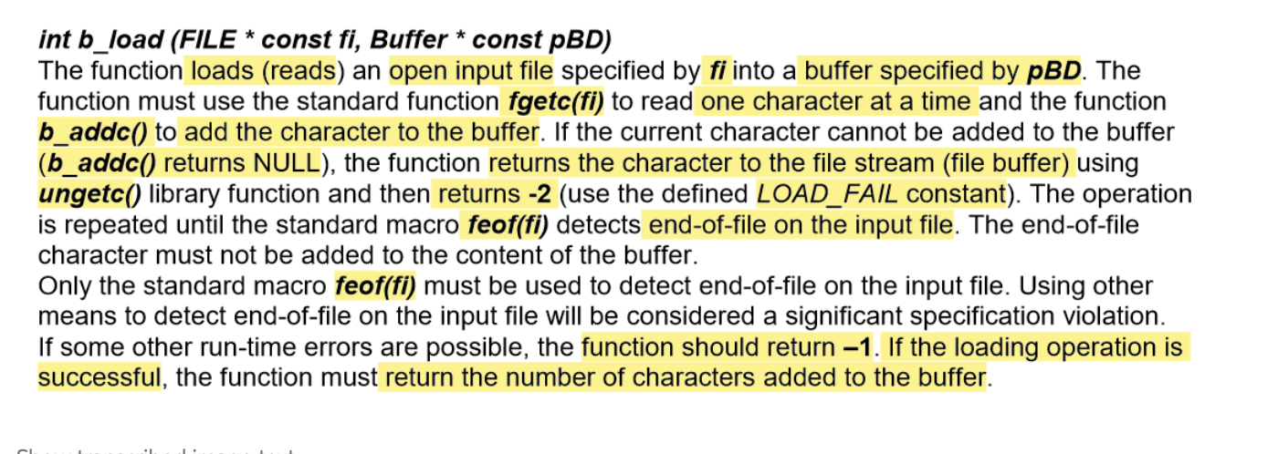 this is a buffer in C language #ifndef | Chegg.com