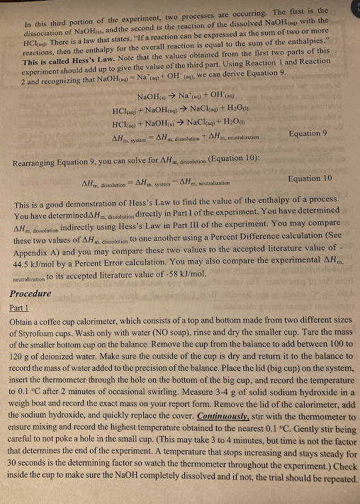 Solved The constant C is equal to 4.06 J/g*c To calculate | Chegg.com