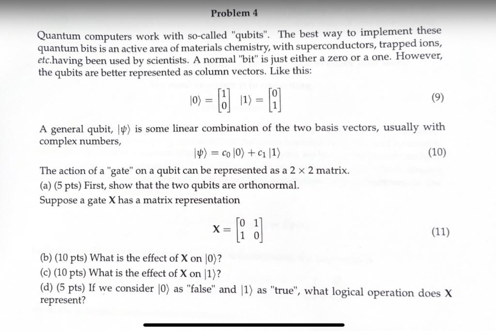 Quantum computers work with so-called "qubits". The | Chegg.com