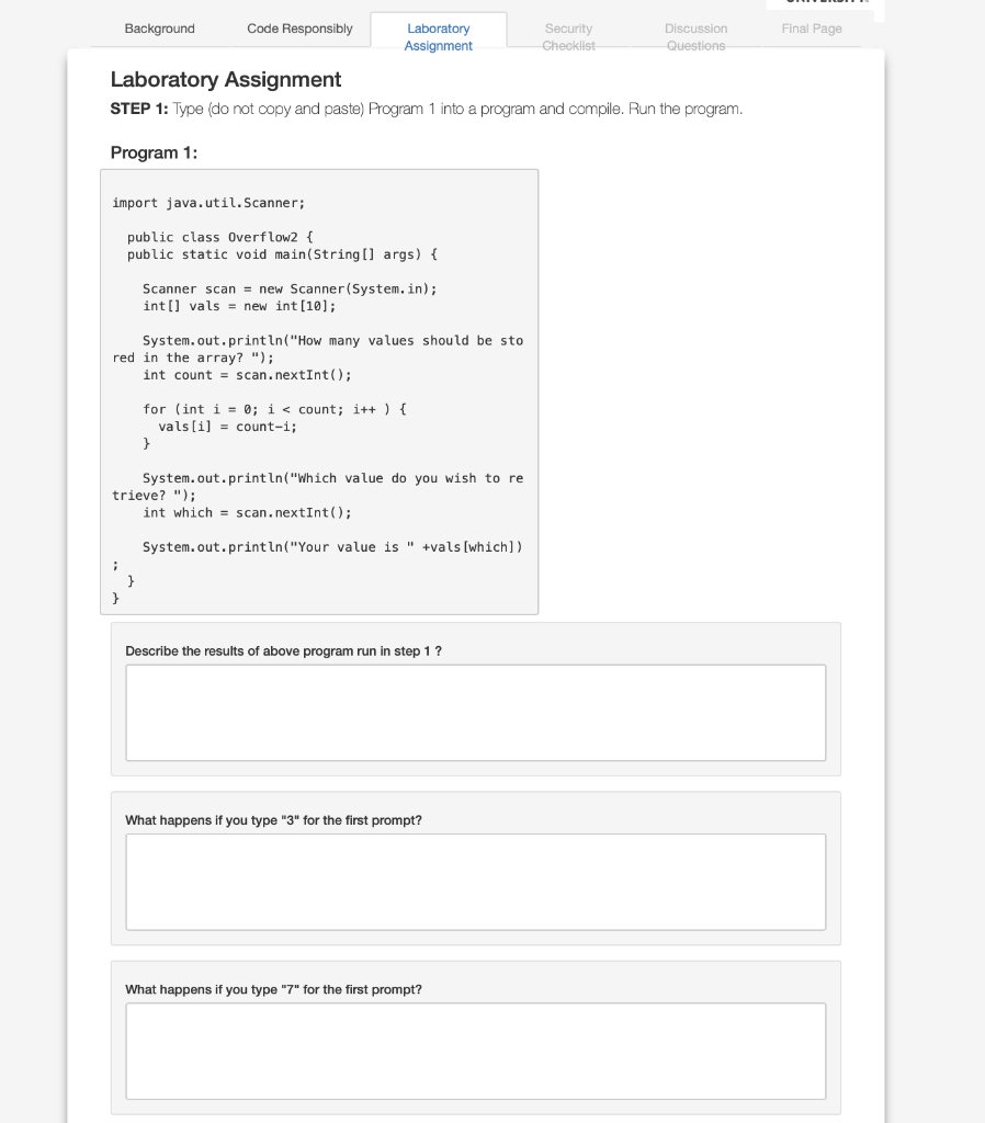 Solved Security Discussion Final Page Background Laboratory | Chegg.com